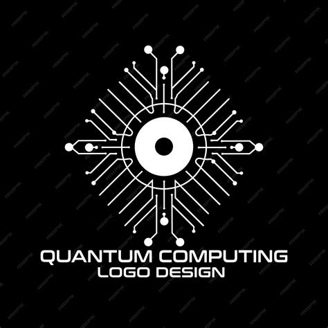 Premium Vector Quantum Computing Vector Logo Design