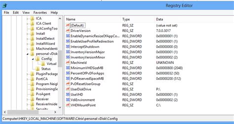 Citrix Personal VDisk A Registry Key Break Down My Virtual Vision