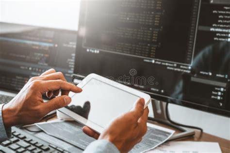 Developing Programmer Development Website Design And Coding