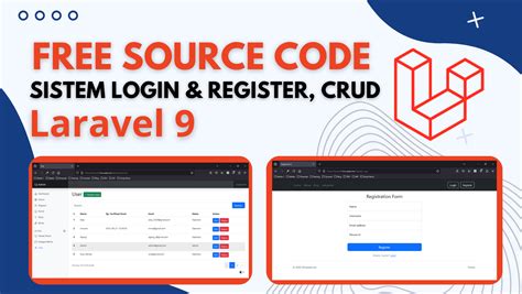 Free Source Code Sistem Login Register Dan Crud Di Laravel