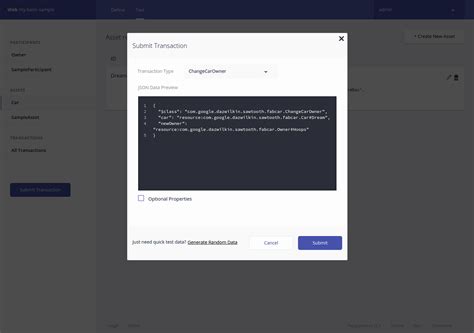 deploy “fabcar” using composer adventures in blockchain by daz