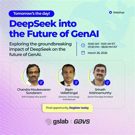 Deepseek Genai Airevolution Techinnovation Ai Gs Lab