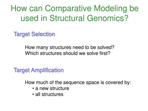 Ppt What Is Comparative Modeling And Why Is It Useful Steps In Cm