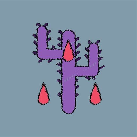 플랫 음영 스타일 아이콘 선인장과 물방울 벡터 Ai Eps Uidownload