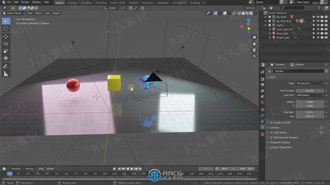 Blender 3d建模与动画初学者入门技术视频教程 3d与动画教程 人人cg 人人素材 Rrcg