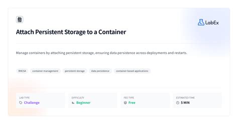 Attach Persistent Storage To A Container Rhcsa Labex