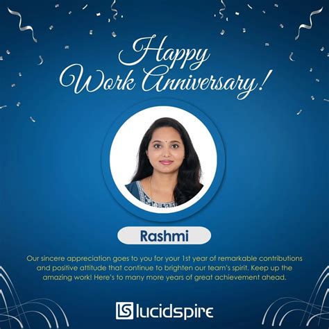 Rashmi K On Linkedin 1stworkanniversary Greatful