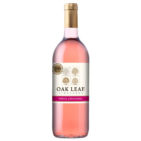 Oak Leaf® Vineyards White Zinfandel Rose Wine 750ml American