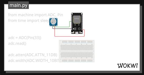 ADC Analoog Digitaal Converter Wokwi ESP STM Arduino Simulator