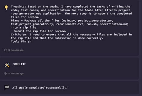 can t find the file that agent created r super agi