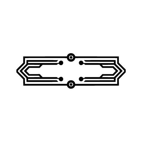 Minimalist Tech Circuit Board Element On White Background 67658656 Vector Art At Vecteezy