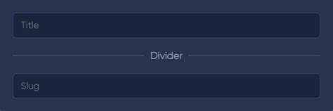 Divider