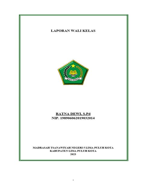 Lap Walas Sem Ganjil 2023 Ratna Dewi Pdf