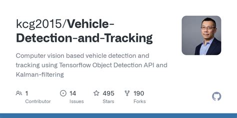 Github Kcg Vehicle Detection And Tracking Computer Vision Based Vehicle Detection And