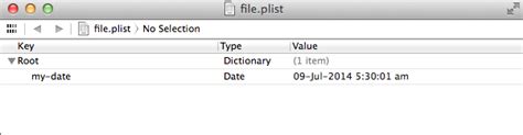 Ios Nsdate Behaviour When Saving To Plist Stack Overflow