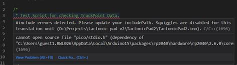 C Extension Configuration Issues When Developing With Arduino Extension In VSCode Issue