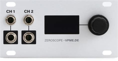 Intellijel Zeroscope 1u Oscilloscope 1u Eurorack Module Sweetwater