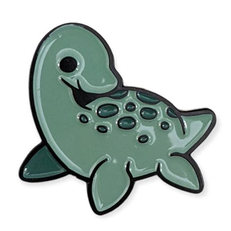 Cute Cryptids Enamel Pin Loch Ness Monster Nessie Loch Ness Monster