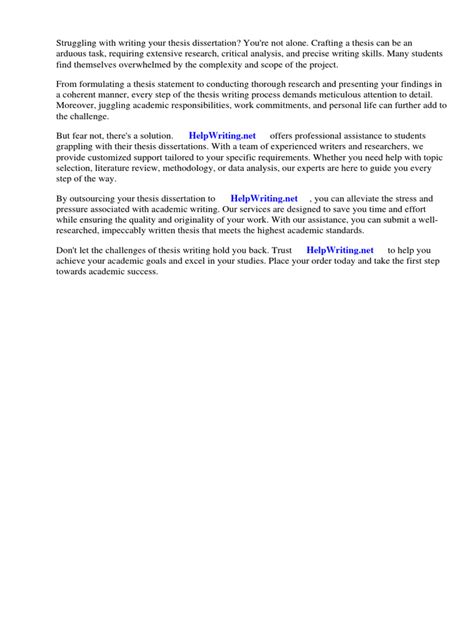 Thesis Dissertation Example Pdf Thesis Methodology