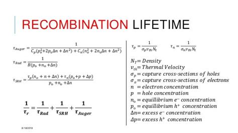 Characterization Of Carrier Lifetime