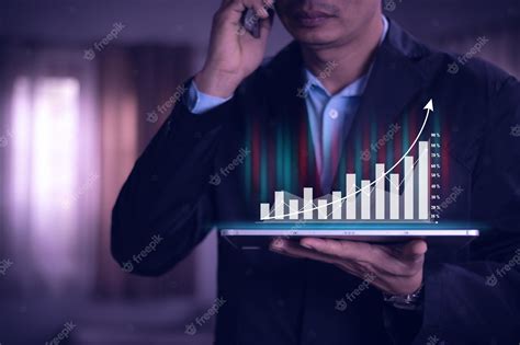 Premium Photo Businessman Or Stock Trader Analyzing Stock Graph Chart