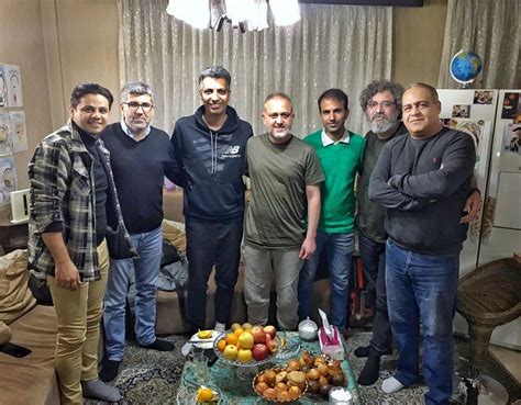 عکسی از دیدار عادل فردوسی‌پور با احسان پیربرناش