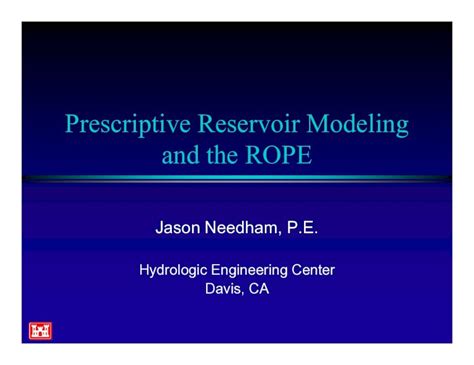 Pdf Prescriptive Reservoir Modeling And The Rope Reservoir System Modeling The Function Of A