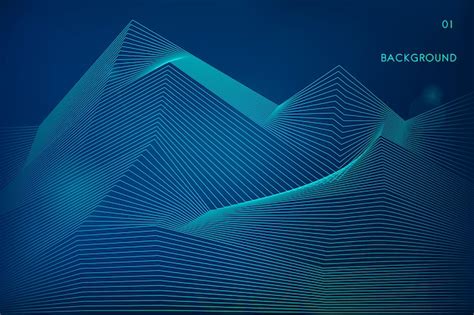 Free Vector Data Visualization Particle Dynamic Wave Pattern Vector