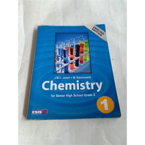Jual Buku Chemistry For Senior High School Grade X J M C Johari