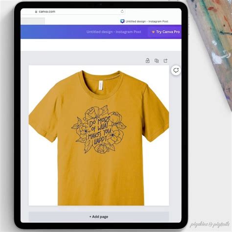 How To Create Bella Canvas Mockups In Canva Pigskins Pigtails