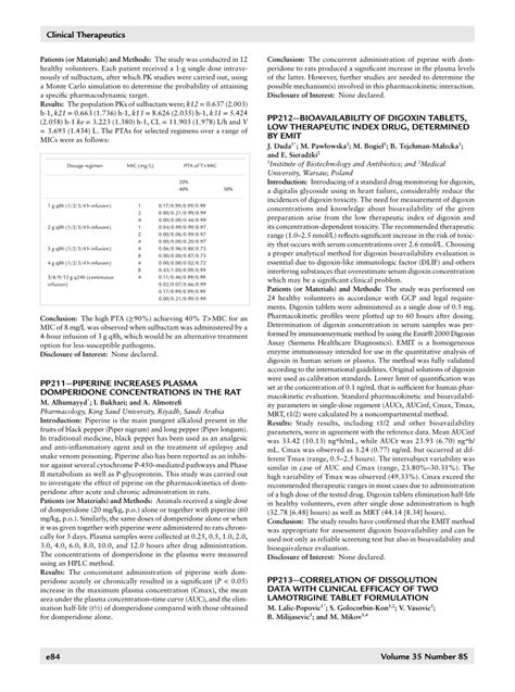 Pdf Pp213—correlation Of Dissolution Data With Clinical Efficacy Of Two Lamotrigine Tablet