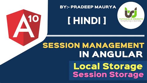 session management local storage session storage angular 10