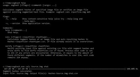 seghash open source tool for segmented hashing