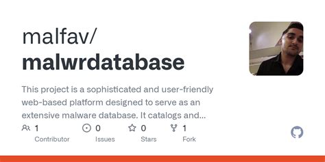 GitHub Malfav Malwrdatabase This Project Is A Sophisticated And User Friendly Web Based