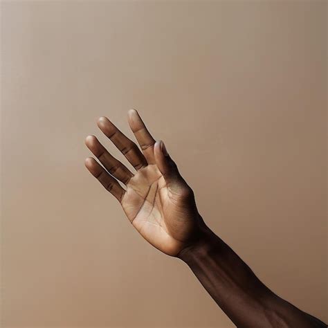 premium ai image human hand gesture