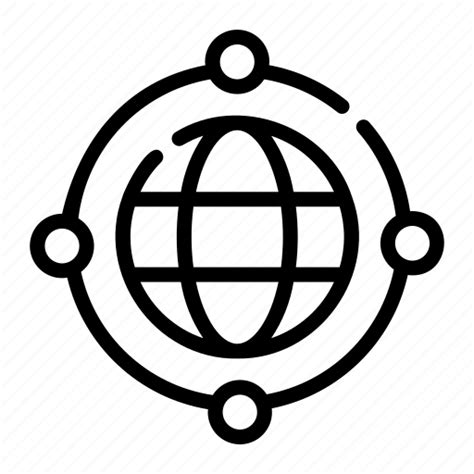 Global Network World Connection Internet Web Programming Icon