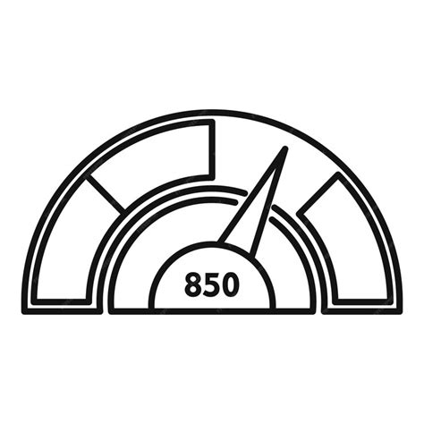 Premium Vector Good Meter Scale Icon Outline Good Meter Scale Vector
