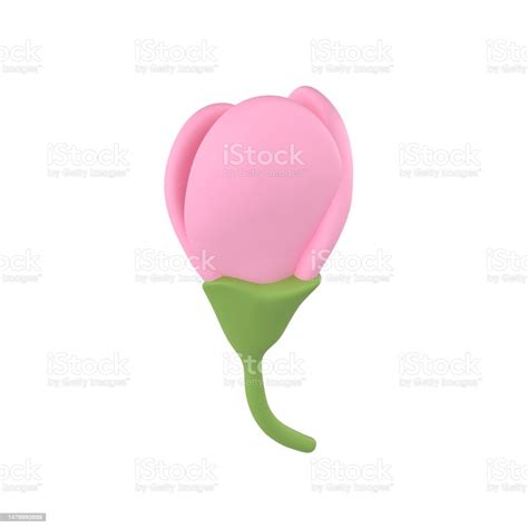 3d 아이콘 렌더링 봄 벚꽃 미개봉 꽃 봉오리 꽃 사쿠라 그림 클리핑 경로가 있는 흰색 배경에 격리된 간단하고 귀여운 꽃잎 0명에 대한 스톡 사진 및 기타 이미지 Istock