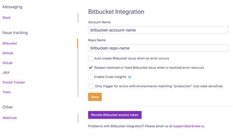 Bitbucket Airbrake Docs