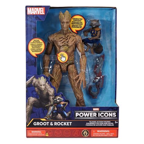 Groot Y Rocket Con Sonido Detalles Valentina