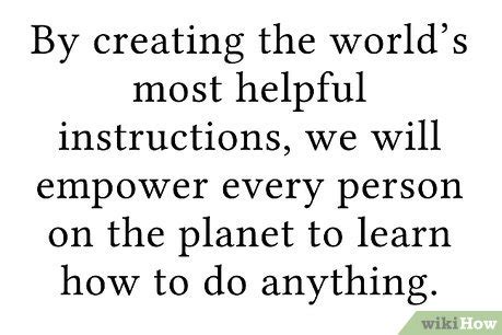 How To Write A Mission Statement Steps With Pictures