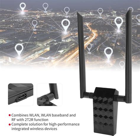 USB WiFi Adapter RTL8812AU Wireless WLAN USB Adapter 802 11ac 2Band 1200Mbps Wireless Adapter