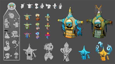 Иллюстрация Учебная работа в стиле Game Dev