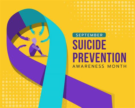 560 Suicide Awareness Ribbon Stock Illustrations Royalty Free Vector