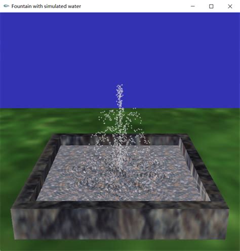 Opengl 模拟喷泉 粒子系统 Opengl好例子