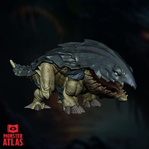 3d Printable Bulette By Monster Atlas