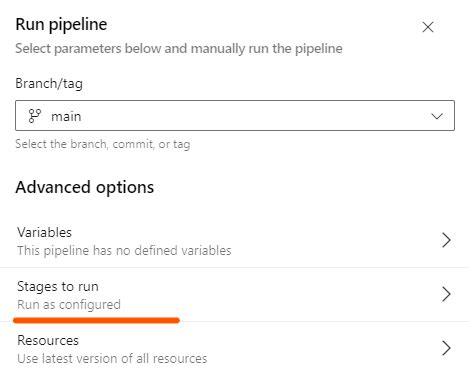 Deployment Azure YAML Pipeline How To Selectively Deploy To Or More Resources Stack Overflow