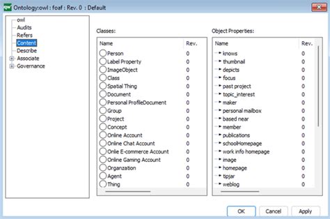 ontology owl qualiware center of excellence