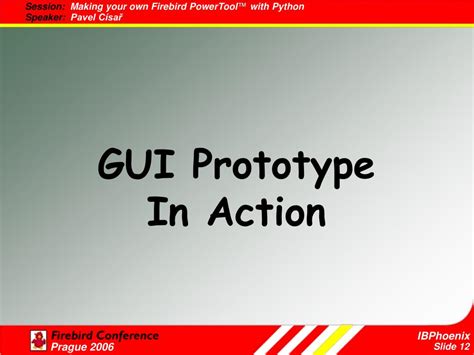 Ppt Making Your Own Firebird Powertool With Python Powerpoint