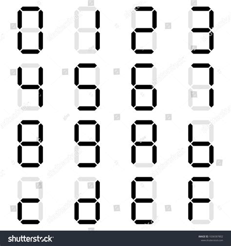 Seven Segment Display Stock Illustrations Images And Vectors Shutterstock